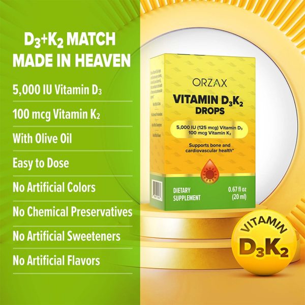 Orzax Vitamin D3K2 Drops – Orzax