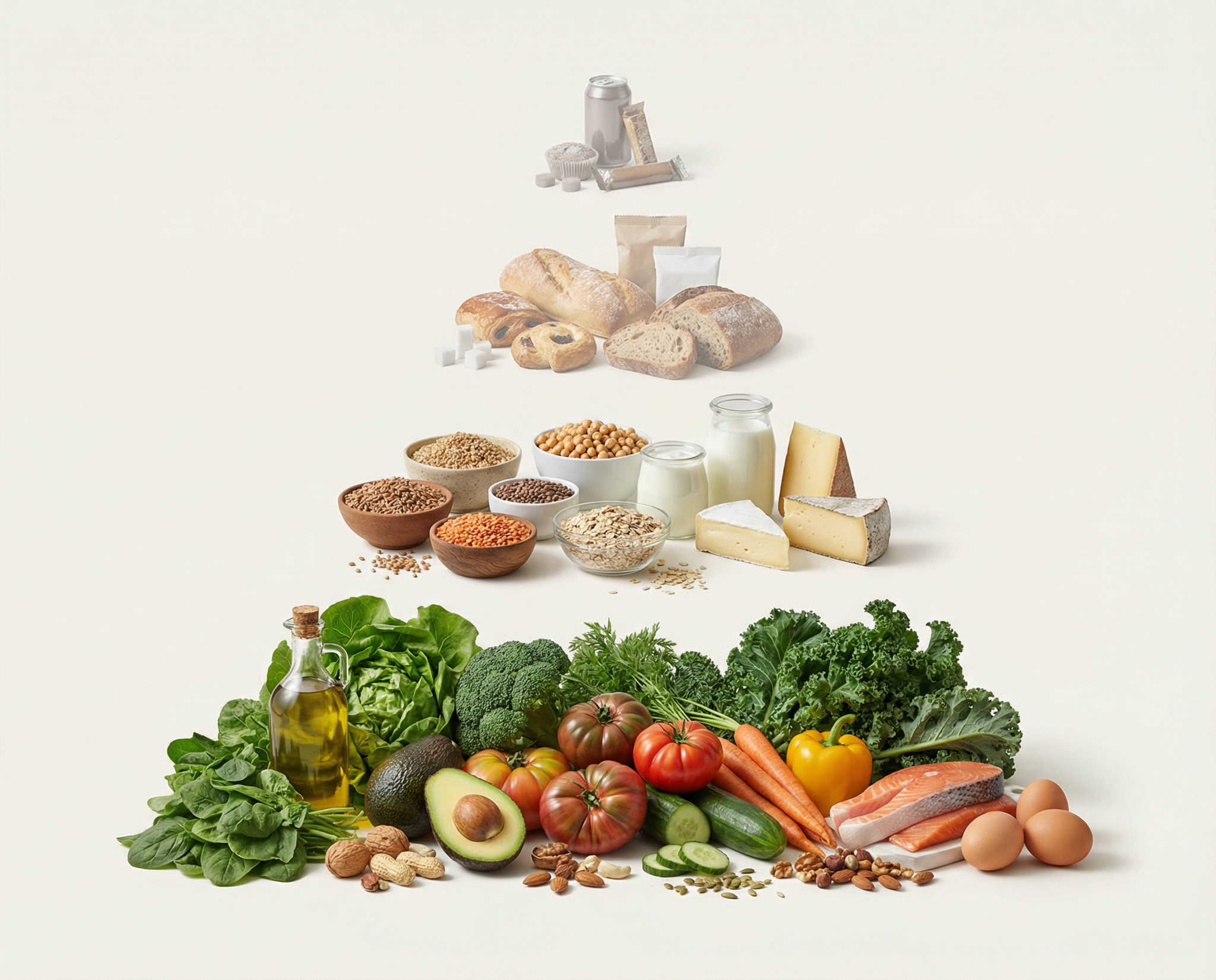 Old USDA Food Pyramid vs The New Real Food Pyramid: What Actually ...